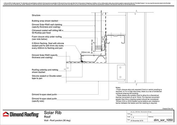 Solar-Rib Roofing New Zealand | Dimond Roofing