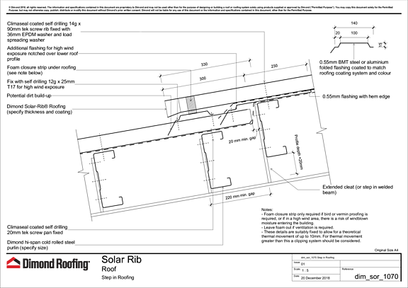 Solar-Rib Roofing New Zealand | Dimond Roofing