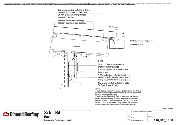 Solar-Rib Roofing New Zealand | Dimond Roofing