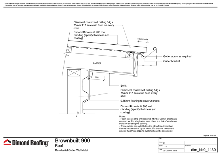 Brownbuilt 900 | Dimond Roofing