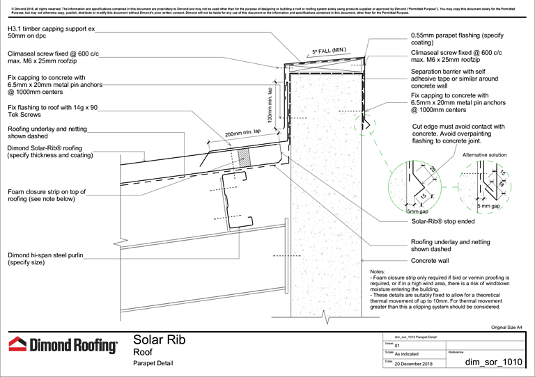 Solar-Rib Roofing New Zealand | Dimond Roofing