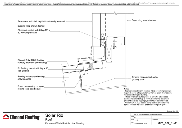 Solar-Rib Roofing New Zealand | Dimond Roofing