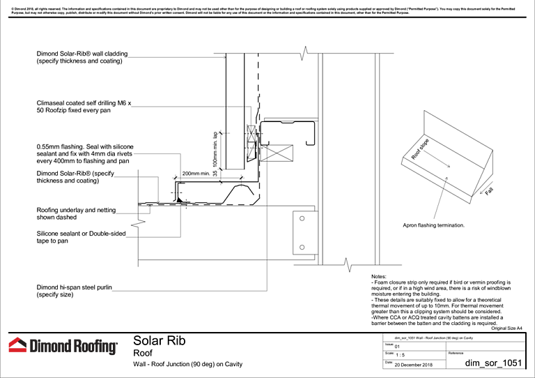 Solar-Rib Roofing New Zealand | Dimond Roofing