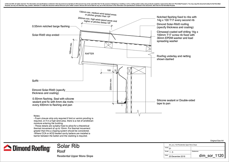 Solar-Rib Roofing New Zealand | Dimond Roofing