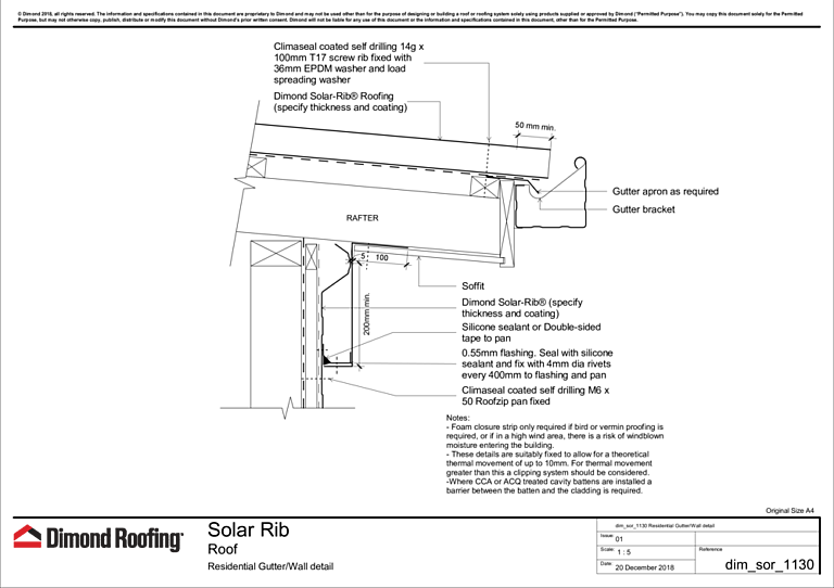 Solar-Rib Roofing New Zealand | Dimond Roofing