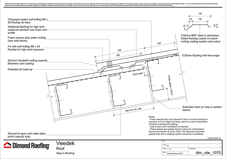 Veedek | Dimond Roofing